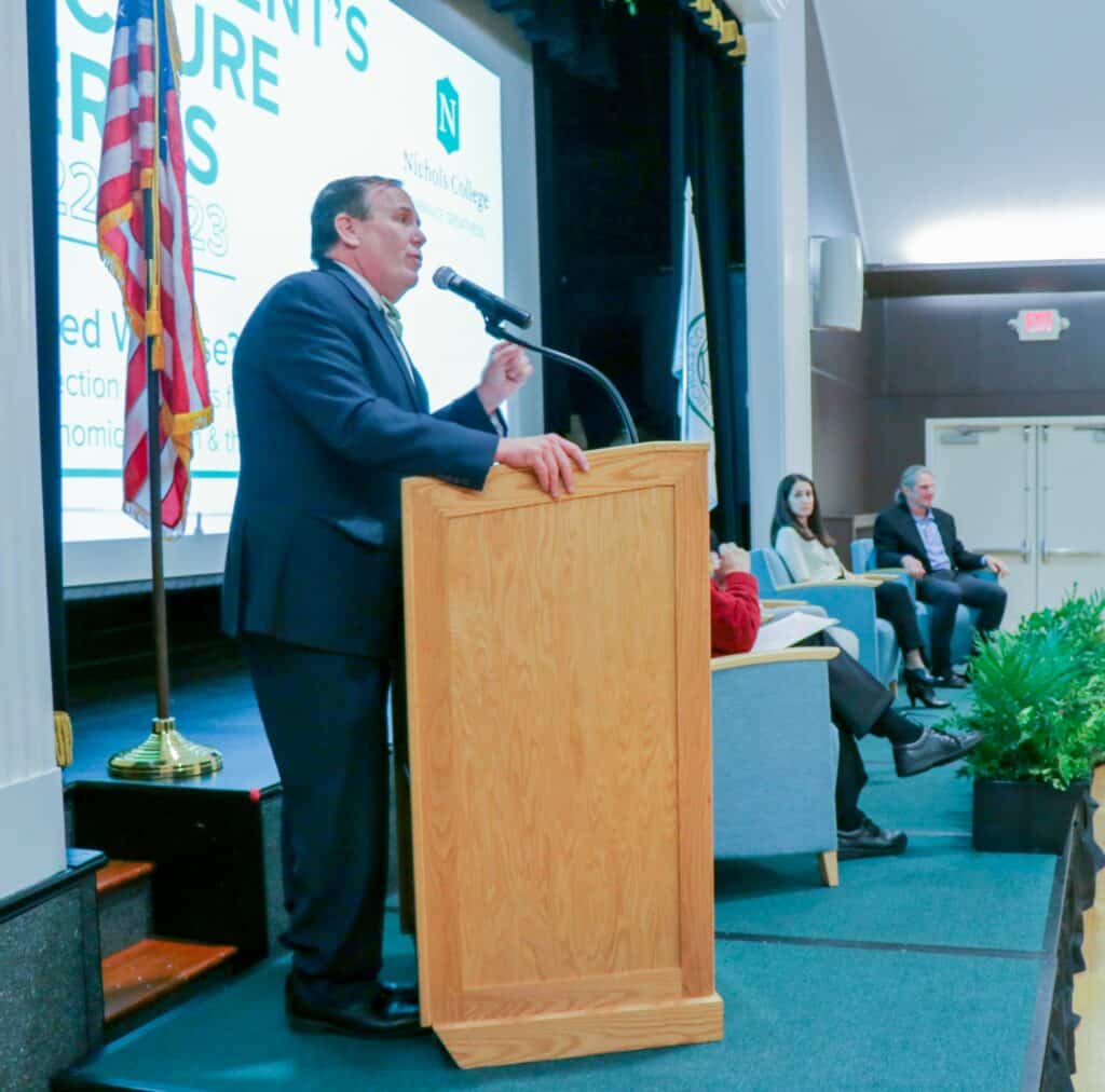 Nichols College inaugurate the President's Lecture Series