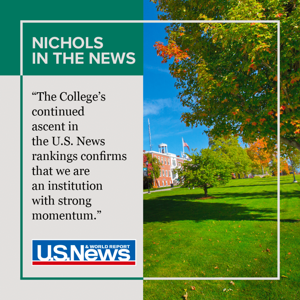Nichols College rises in U.S. News Best Colleges rankings